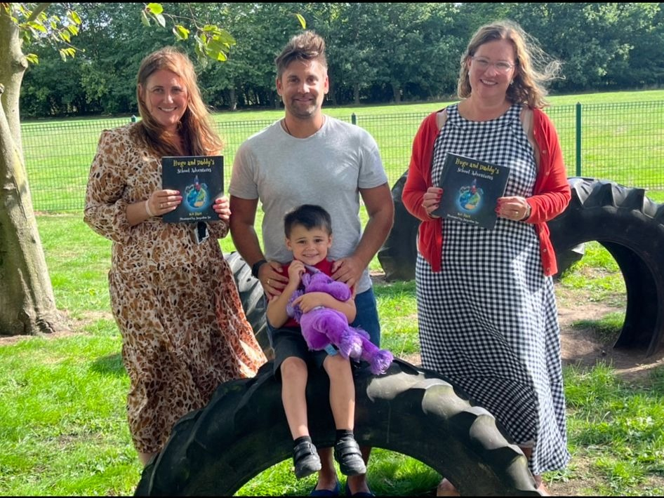 Hugo's first day in reception class - Hart's Hero